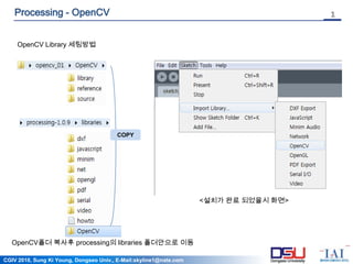 Processing+Open Cv | PPTX