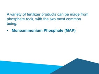Processing Phosphates for Use in Fertilizers | PPT