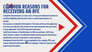 Request for Initial Evidence (RFE): How to Reply and What It Entails | PPT