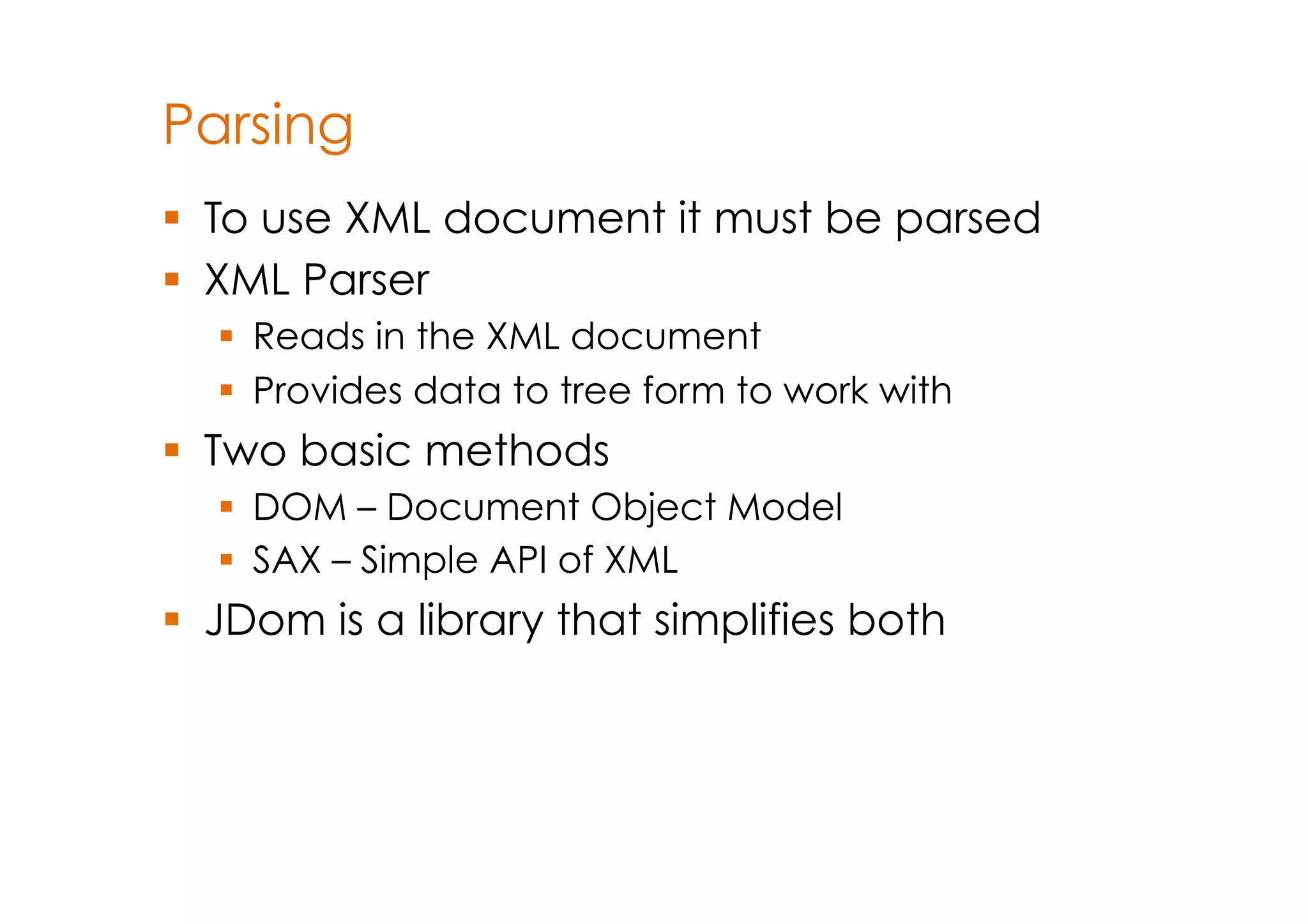 Processing XML | PDF
