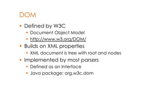 Processing XML | PDF | Web Design and HTML | Internet