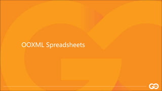 Processing XML and Spreadsheet data in Go | PPTX | Web Design and HTML | Internet