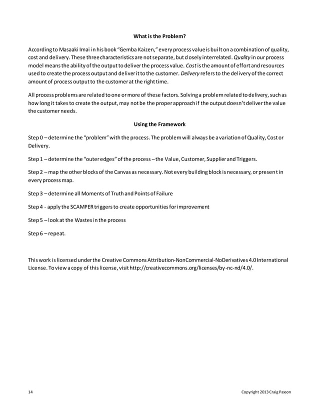 Process innovation framework | PDF