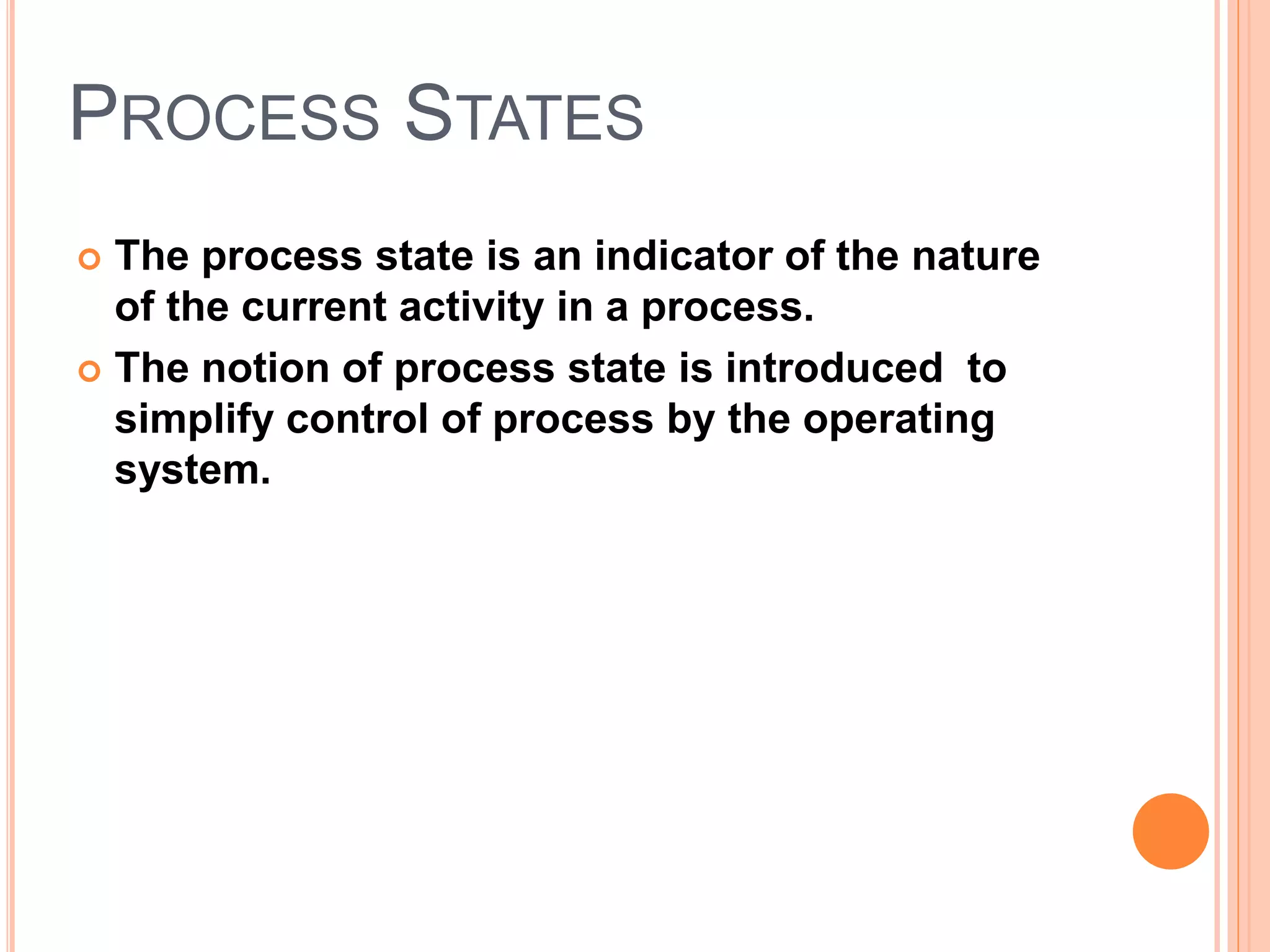 Process in operating system | PPTX