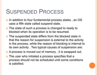 Process in operating system | PPTX