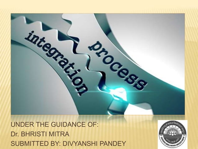 Process integration ppt | PPTX