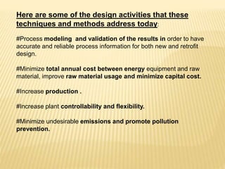 Process integration ppt | PPTX