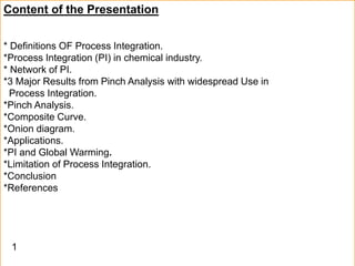 Process integration ppt | PPTX