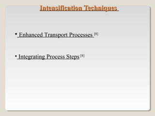 Process intensification | PPT