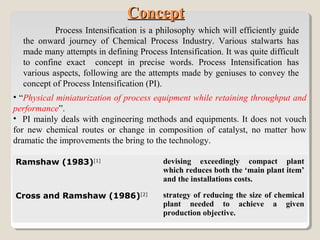Process intensification | PPT