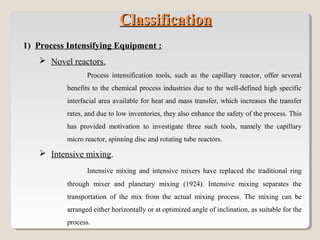 Process intensification | PPT