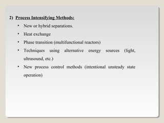 Process intensification | PPT