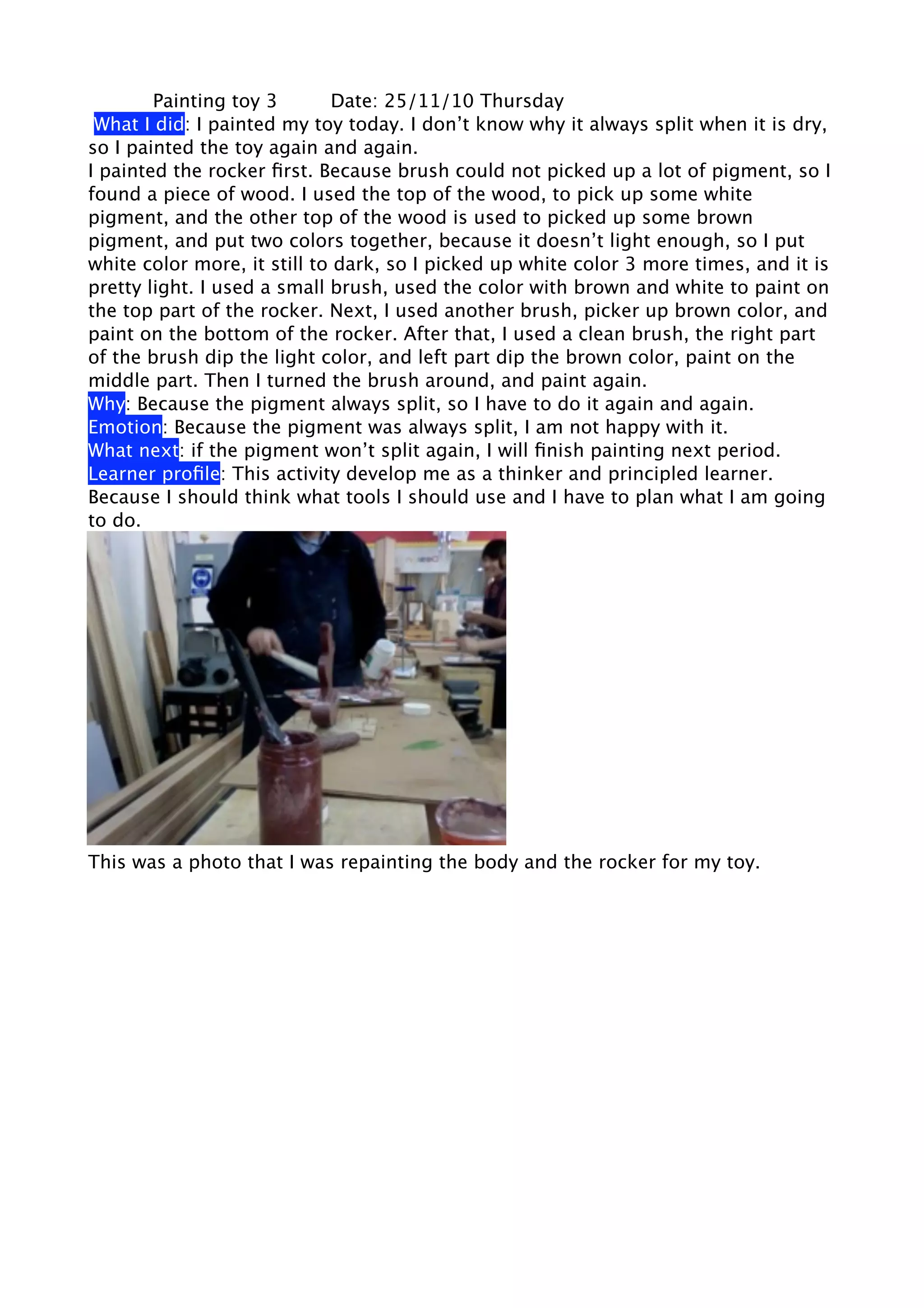 Process journals for DT | PDF