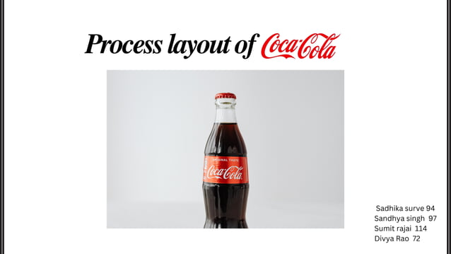 Process Layout of Coco Cola (2).pdf | Alcoholic Beverages | Food & Drink