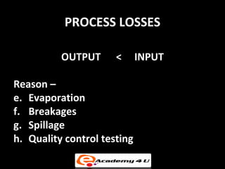 Process losses | PPT