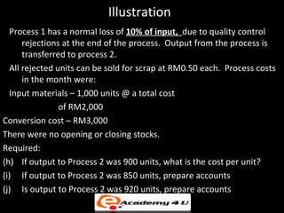 Process losses | PPT