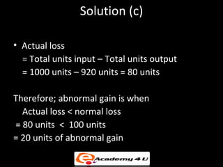 Process losses | PPT