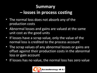 Process losses | PPT