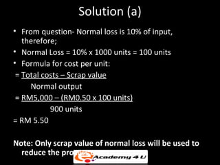 Process losses | PPT