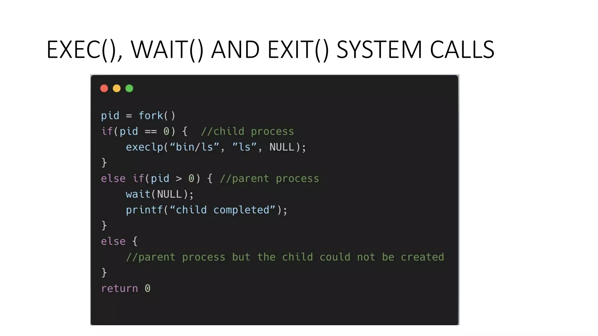 Process management in operating system | process states | PCB | FORK ...