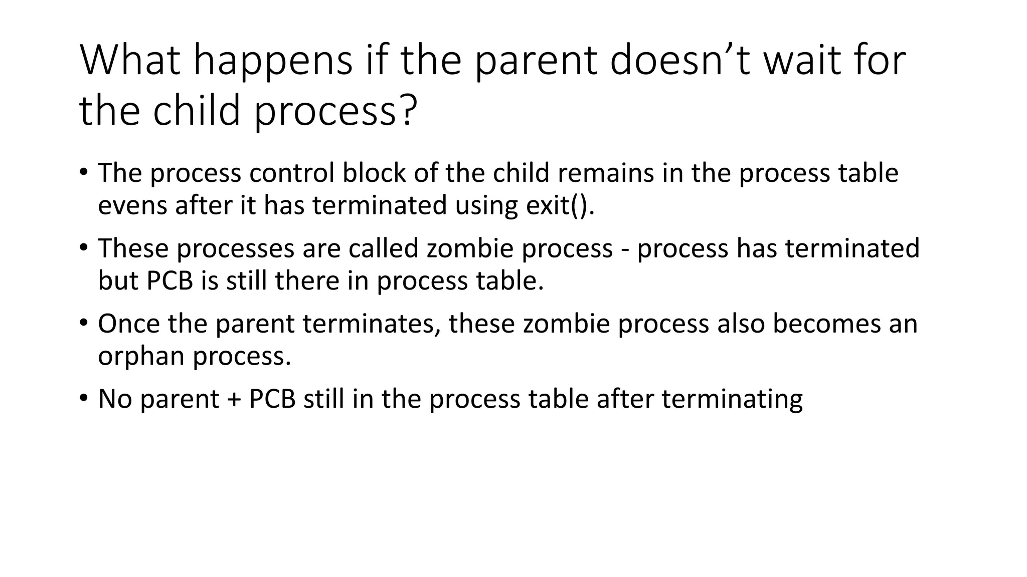 Process management in operating system | process states | PCB | FORK ...