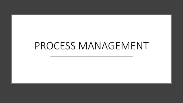 Process management in operating system | process states | PCB | FORK ...