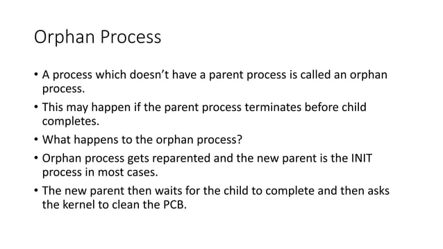 Process management in operating system | process states | PCB | FORK ...