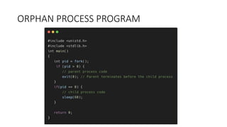 Process management in operating system | process states | PCB | FORK ...