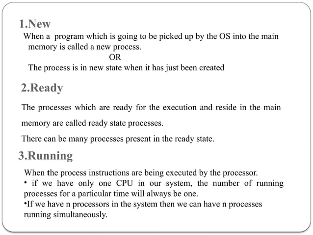 Process Management of Operating Systems. | PPTX