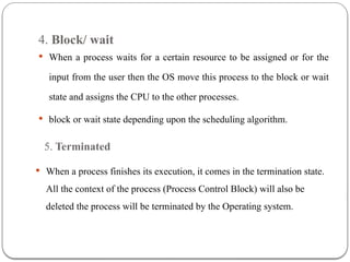 Process Management of Operating Systems. | PPTX