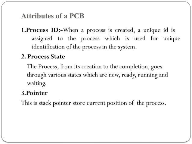 Process Management of Operating Systems. | PPTX