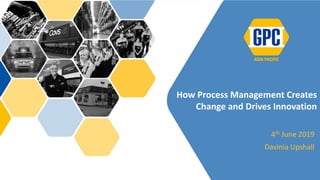 How Process Management Creates Change and Drives Innovation: The ...