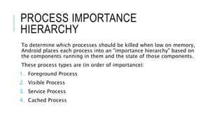 Process Management in Android | PPTX