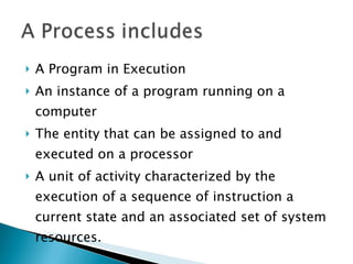Process management in os | PPT