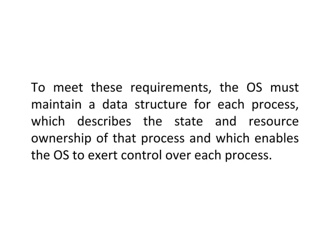 Process management in os | PPT