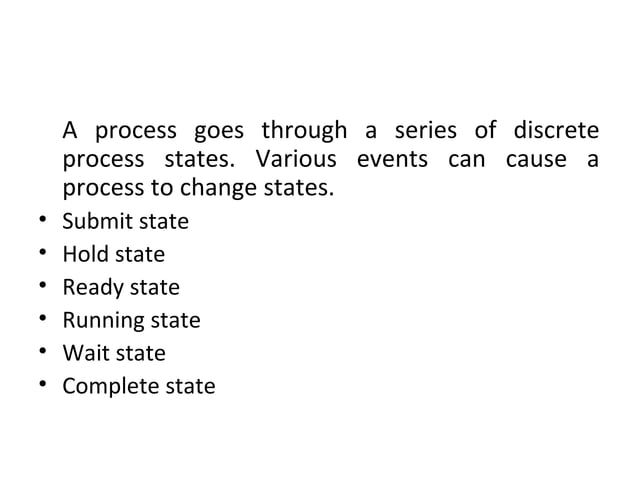 Process management in os | PPT