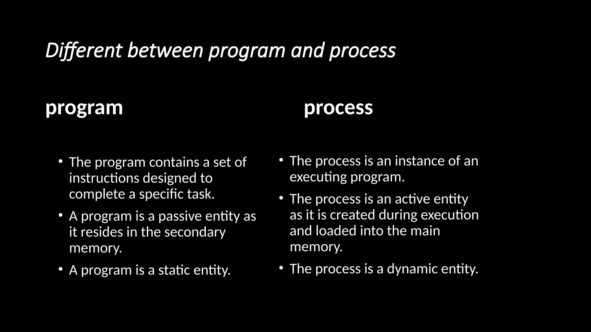 process management of life cycle in computer science subject and data ...