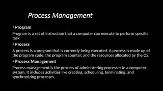 process management of life cycle in computer science subject and data ...