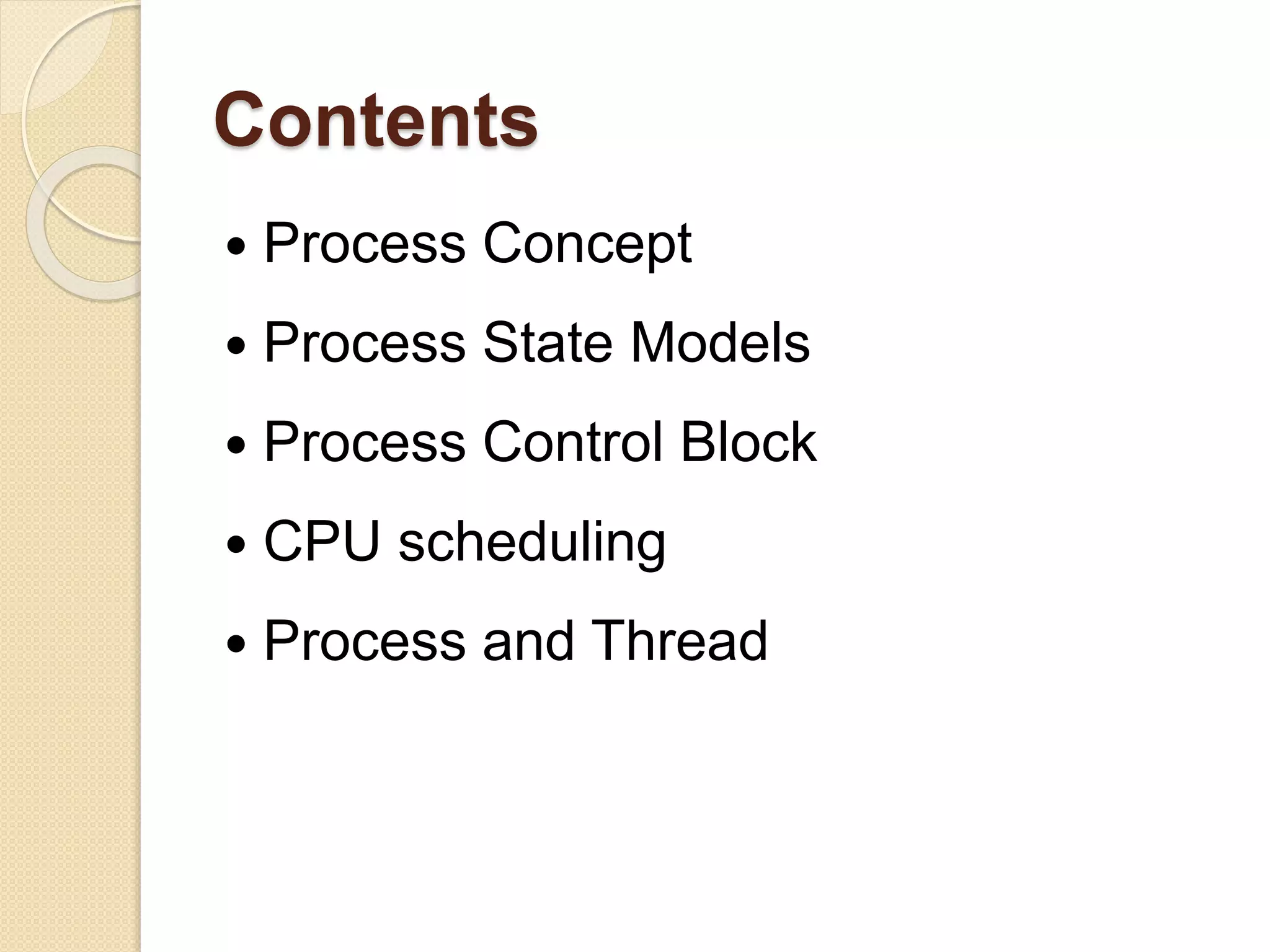 Process management os concept | PPTX