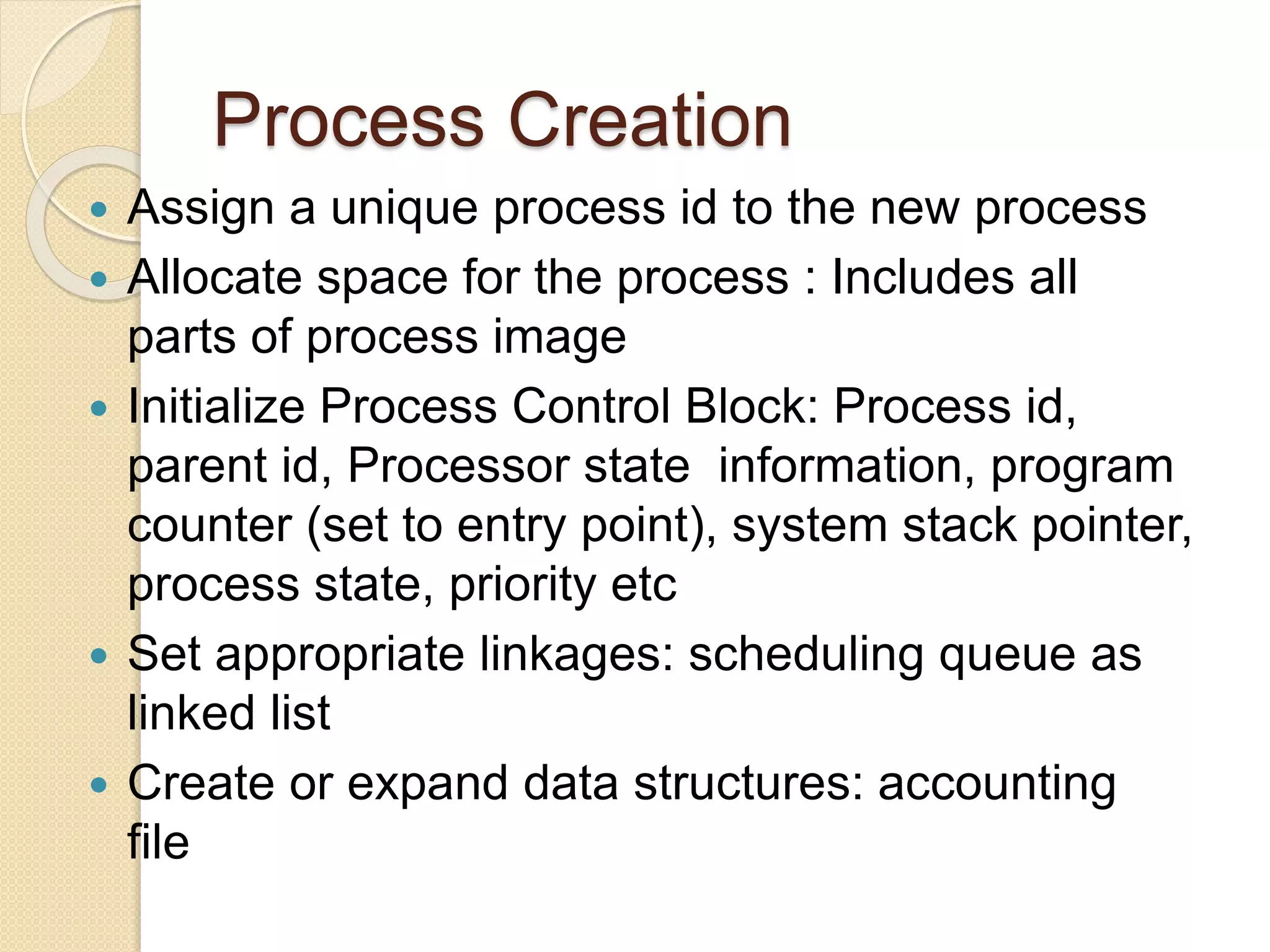 Process management os concept | PPTX | Operating Systems | Computer ...