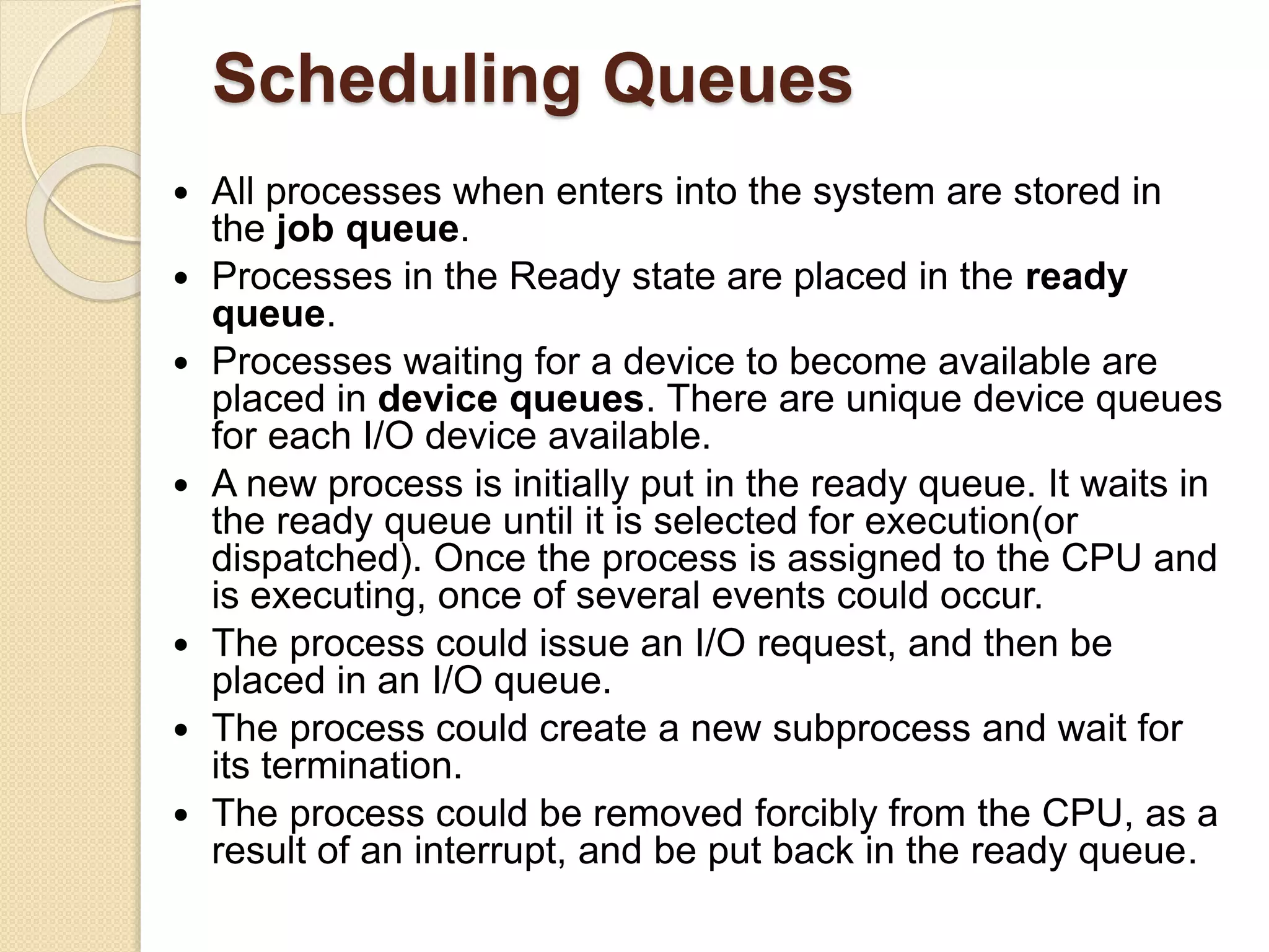 Process management os concept | PPTX | Operating Systems | Computer ...