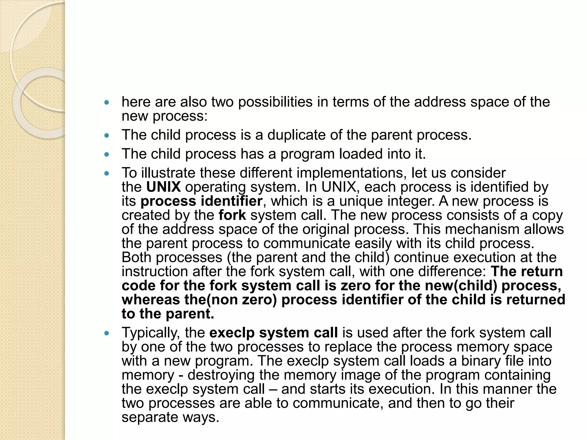 Process management os concept | PPTX | Operating Systems | Computer ...
