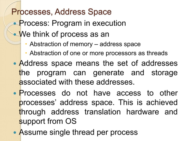 Process management os concept | PPTX | Operating Systems | Computer ...