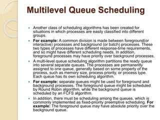 Process management os concept | PPT