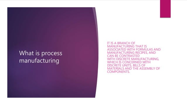Process manufacturing in AX 2012 | PPTX