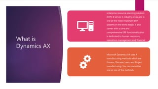 Process manufacturing in AX 2012 | PPTX