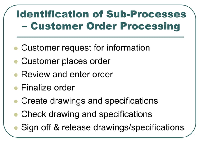 Process mapping | PPT | Business | Business and Finance
