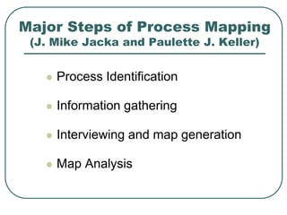 Process mapping | PPT