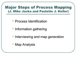 process mapping.ppt for manufacturing guidance | PPT