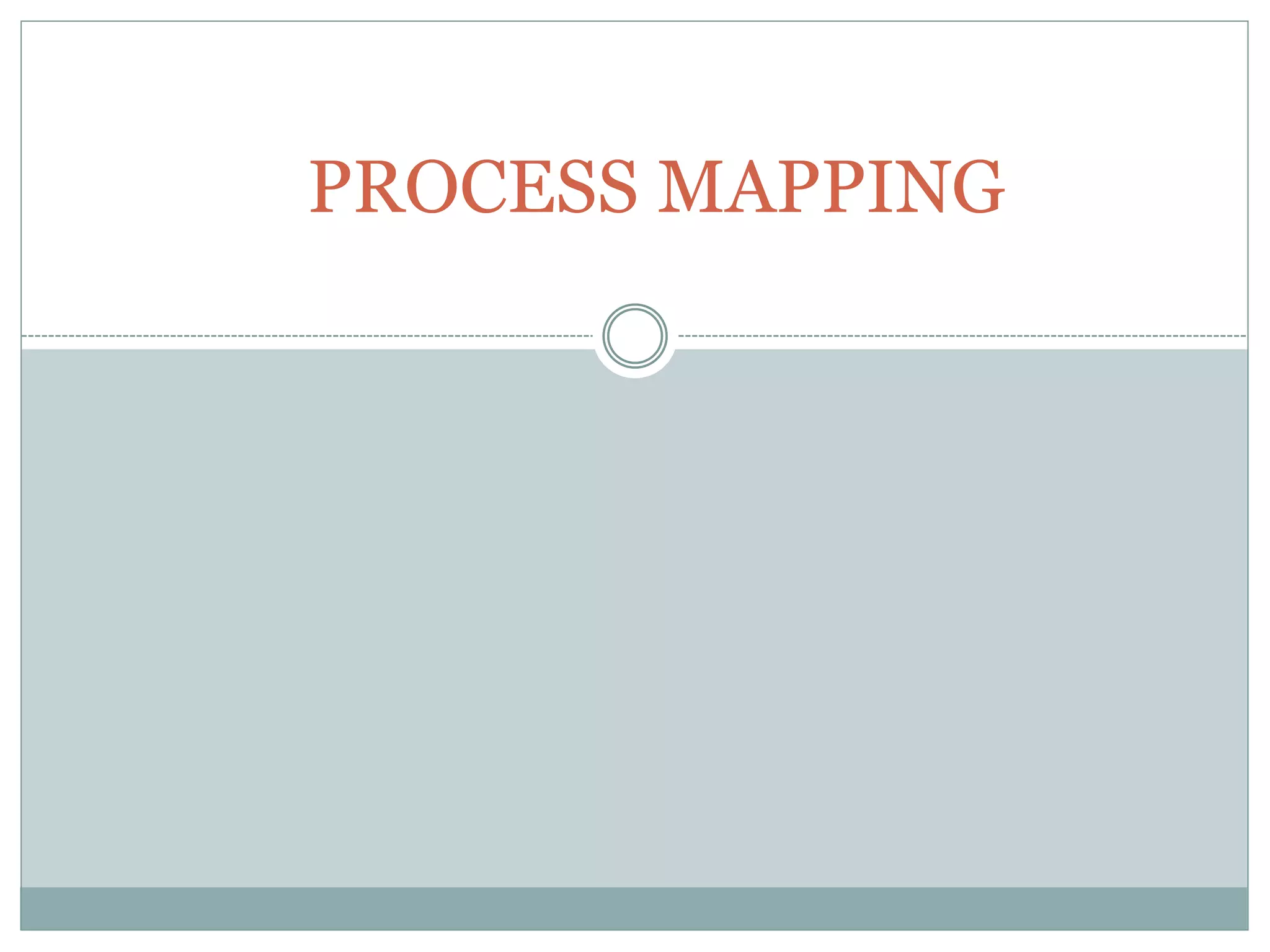 Process mapping --- business process reengineering | PPTX